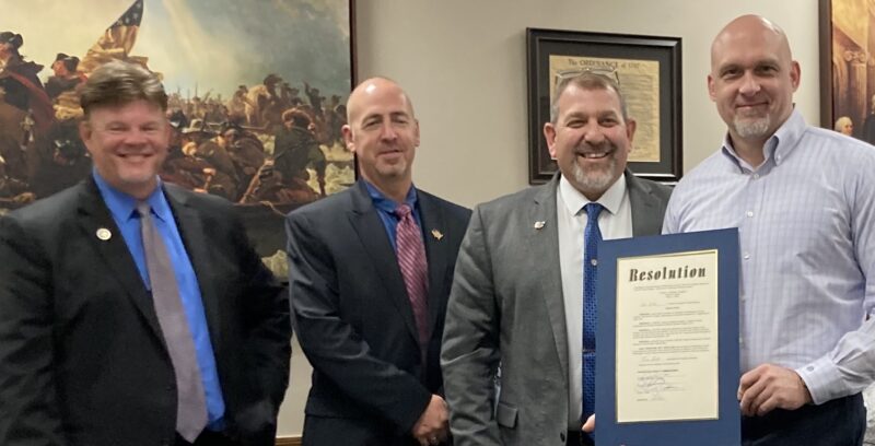 Commissioners honor Vuksic | News, Sports, Jobs - Marietta Times